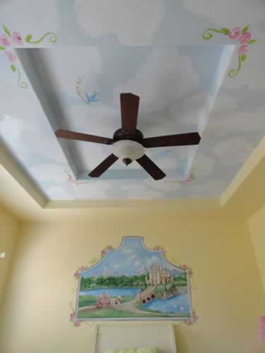 Faux Fireplace TX, Custom Mural Painting Texas, San Antonio Column Faux ...